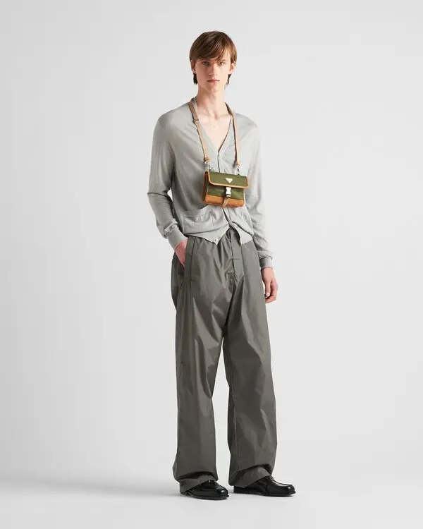 Prada Light Technical Fabric Pants - Iron Gray | Editorialist